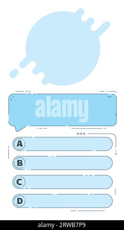 Game Quiz vertical template Stock Vector Image & Art - Alamy