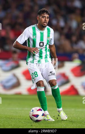 Chadi Riad of Real Betis in action during the LaLiga EA Sports match ...