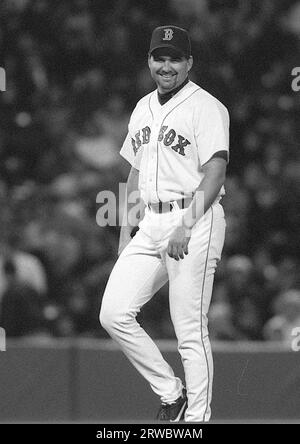 RED SOX PITCHER BUTCH HENRY ALL SMILES AS HE RETURNED TO THE MOUND ...