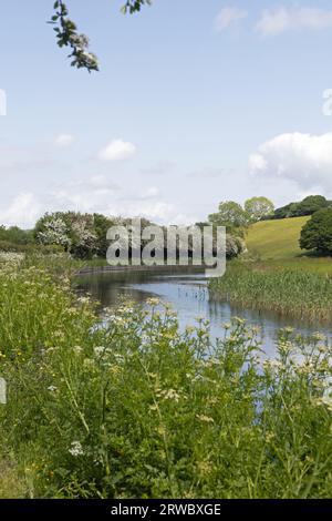 The Leeds and Liverpool Canal near Riley Green between Higher Wheelton ...