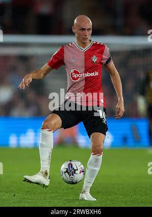 Southampton's Will Smallbone in action during the Sky Bet Championship ...