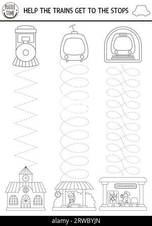 Vector transportation handwriting practice worksheet. Transport ...
