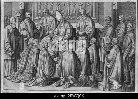 Pontificale Romanum Clementis, 1595 Stock Photo - Alamy