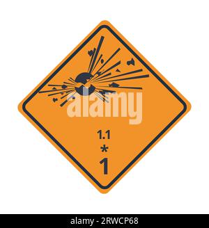 Class 1 Explosives Symbol Stock Vector Image & Art - Alamy