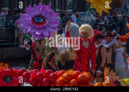 September 2, 2023, Leiden, Netherlands, First Pride with colorful ...