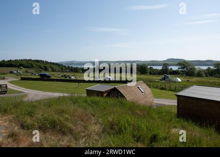 Solway View holiday park, the number one campsite in Scotland Stock ...