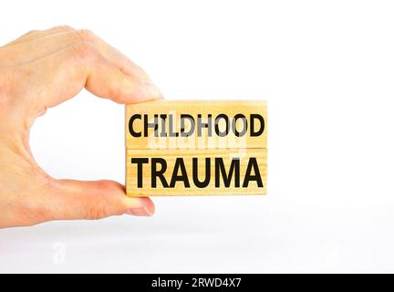 Childhood trauma symbol. Concept words Childhood trauma on beautiful ...