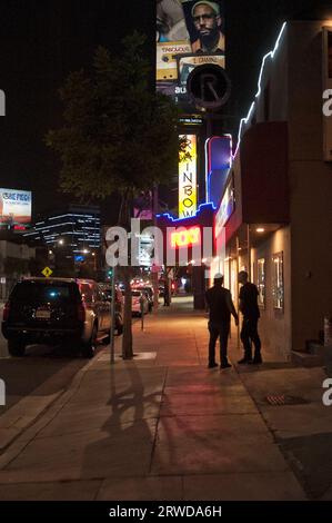 The Roxy nightclub on the Sunset Strip in Los Angeles, CA, USA Stock ...