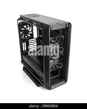 Open system unit case with fans of a personal computer Stock Photo - Alamy