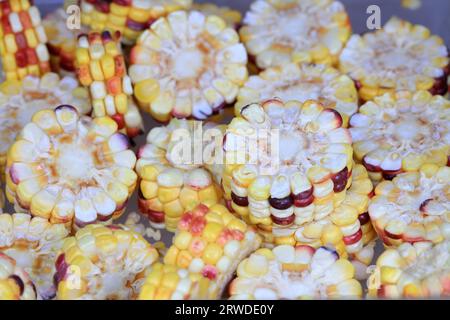 Chinese traditional food -- corn Nuggets Stock Photo - Alamy