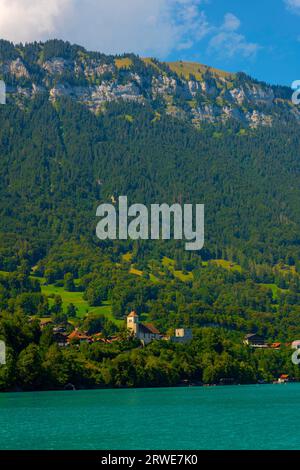 Ringgenberg and Brienz Lake, Bernese Oberland, Switzerland ...