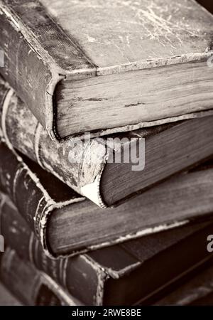 Sepia toned detail of an old book cover (Nya Illustrerade Magazin ...