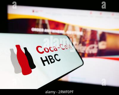 Mobile phone with website of company Anchor Equity Partners (Asia ...