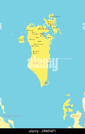 Manama Bahrain city icon symbol silhouette set. Vector background ...