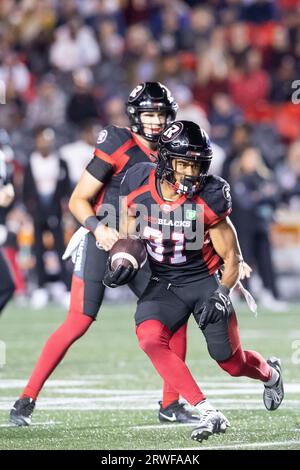 Ottawa, Canada. 08th Sep, 2023. Ottawa Redblacks' Shaq Evans, left ...
