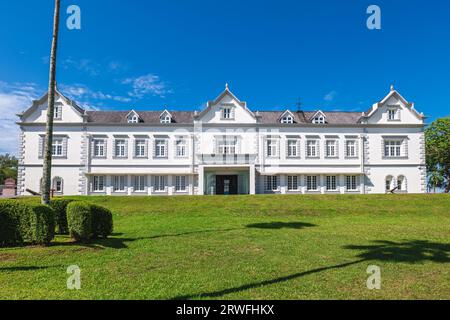 Sarawak State Museum, the oldest museum in Borneo, located in Kuching ...