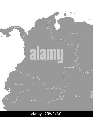 Political map of Ecuador Stock Vector Image & Art - Alamy