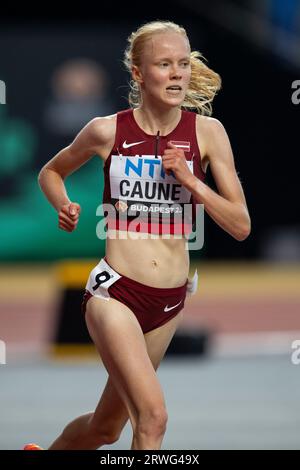 Agate Caune of Latvia competing in the womens 5000m at the European ...