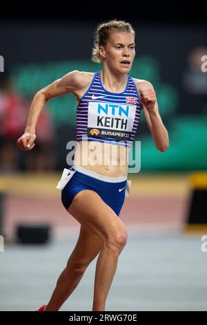 Megan Keith of GB & NI competing in the 5000m heats on day five at the ...