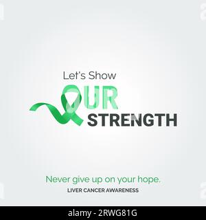 Illustrating Hope. Vector Background Liver Cancer Stock Vector Image ...