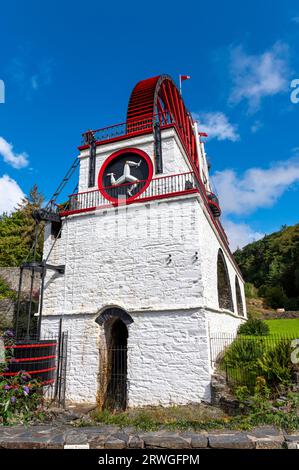 The incredible Laxey Water Wheel in the Isle of Man Stock Photo - Alamy