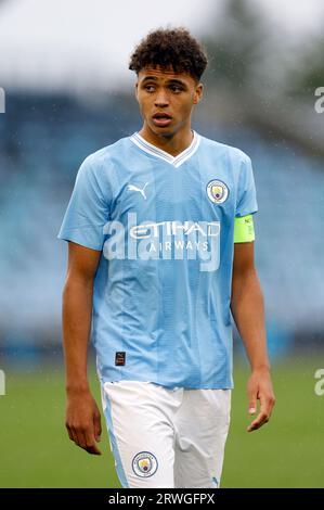 Max Alleyne of Manchester City during the Carabao Cup Semi Final First ...