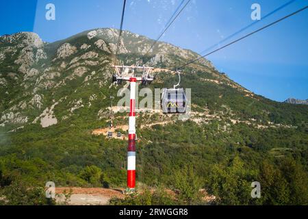 Kotor Cable car in Montenegro Stock Photo - Alamy