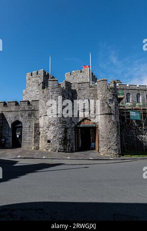 Castle Rushen situated in Castletown on the IOM Stock Photo - Alamy
