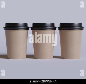 Coffee cup realistic color and realistic textures rendered with 3D ...