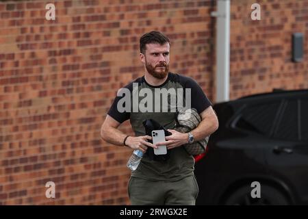 Nicky Cadden #7 of Barnsley arrives during the Sky Bet League 1 match ...