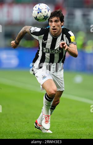 Sandro Tonali of Newcastle United in action during the Emirates FA Cup ...