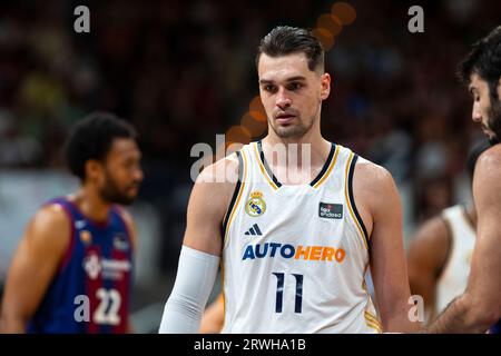 Mario Hezonja of Real Madrid a during Liga ACB match between Real ...