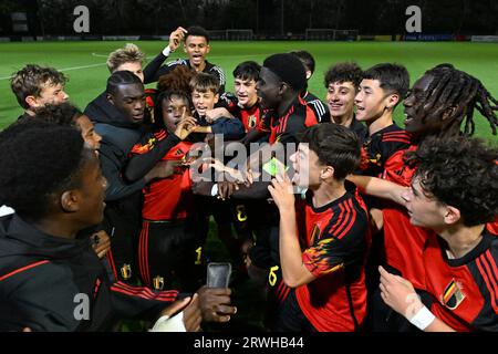 Gent, Belgium. 19th Sep, 2023. Stan Naert (19) of Belgium before a ...