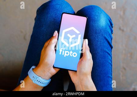 Brazil. 19th Sep, 2023. In this photo illustration, the RayzeBio logo ...