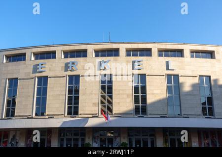 The facade of the Erkel Theatre in Budapest, Hungary Stock Photo - Alamy