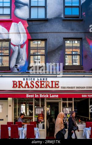 The Brick Lane Brasserie Indian Restaurant, Brick Lane, London, UK ...