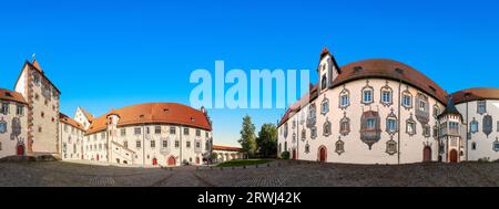 Füssen, Germany - September 16, 2023: View of famous and amazing Füssen ...