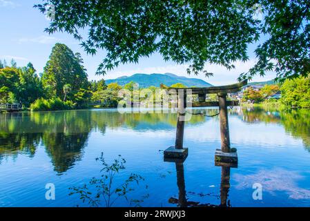 Kinrin Lake in Yufuin Stock Photo - Alamy