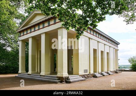 Belvedere Temple on Lake Tollense in Neubrandenburg Stock Photo - Alamy