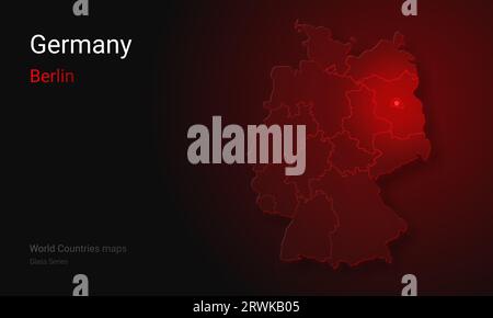 Map of Berlin Stock Photo - Alamy