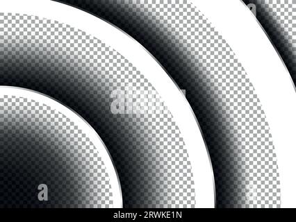 Circle Shaded Effect Simulating Layering Stock Vector Image & Art - Alamy