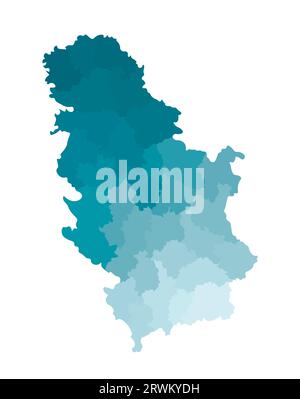 Serbia map North Bačka icon, geography blank concept, isolated graphic ...