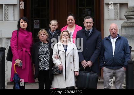 (left to right) Grainne Teggart, Deputy Director of Amnesty ...