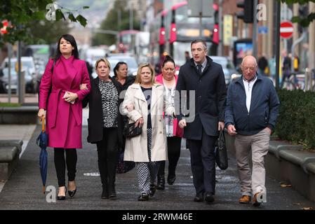 (left to right) Grainne Teggart, Deputy Director of Amnesty ...