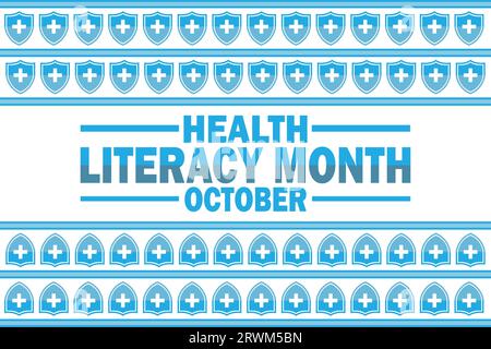 Health Literacy Month Background Illustration Stock Vector Image & Art ...