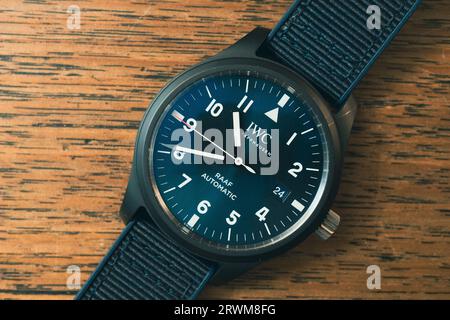 images of the a special IWC RAAF Automatic pilots watch made with the ...
