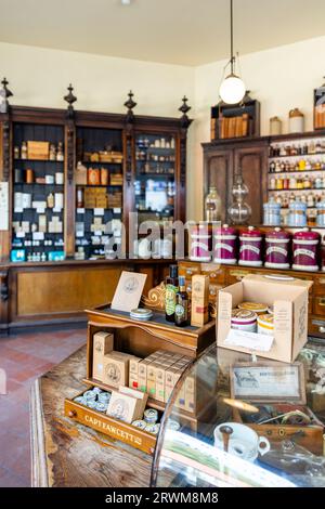 Interior of Victorian Pharmacy, Blists Hill Victorian Town, Madeley ...