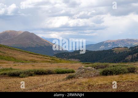 Views from Independence Pass which is at 12,000 foot elevation outside ...