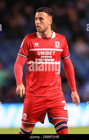 Sam Greenwood #29 of Middlesbrough during the pre match warm up ahead ...