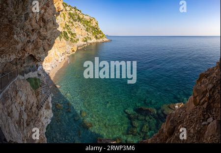 Croatia, Pasjaca beach near Dubrovnik in sunset time Stock Photo - Alamy